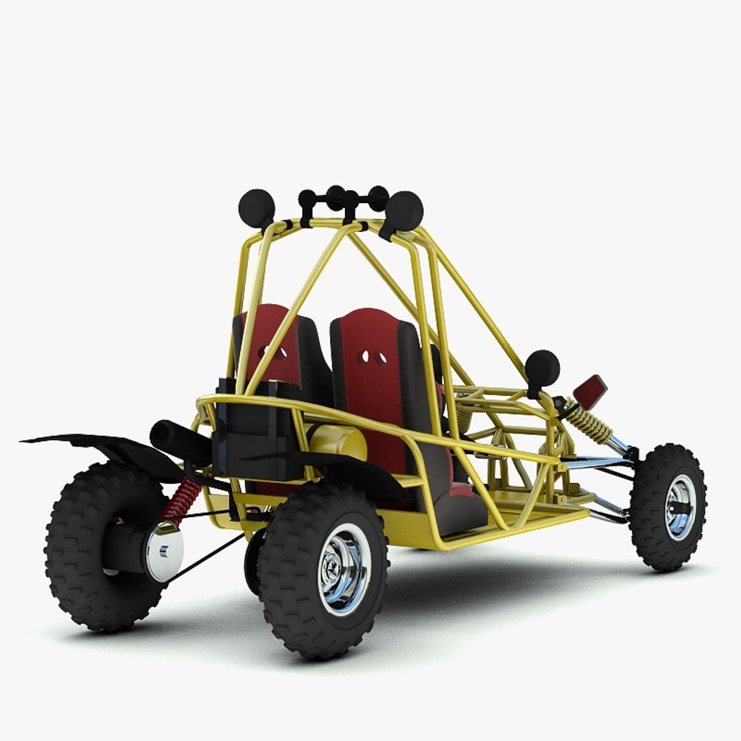 Desert Buggy Kart 3d Model