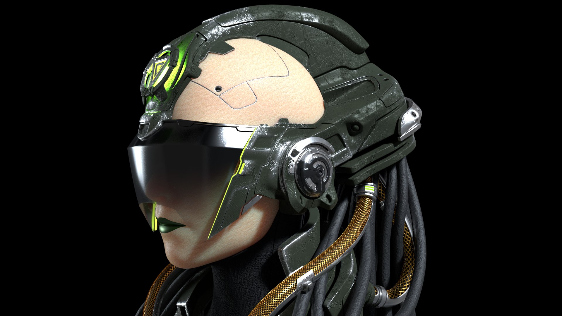 Android Girl Character 3D Model - TurboSquid 1596676