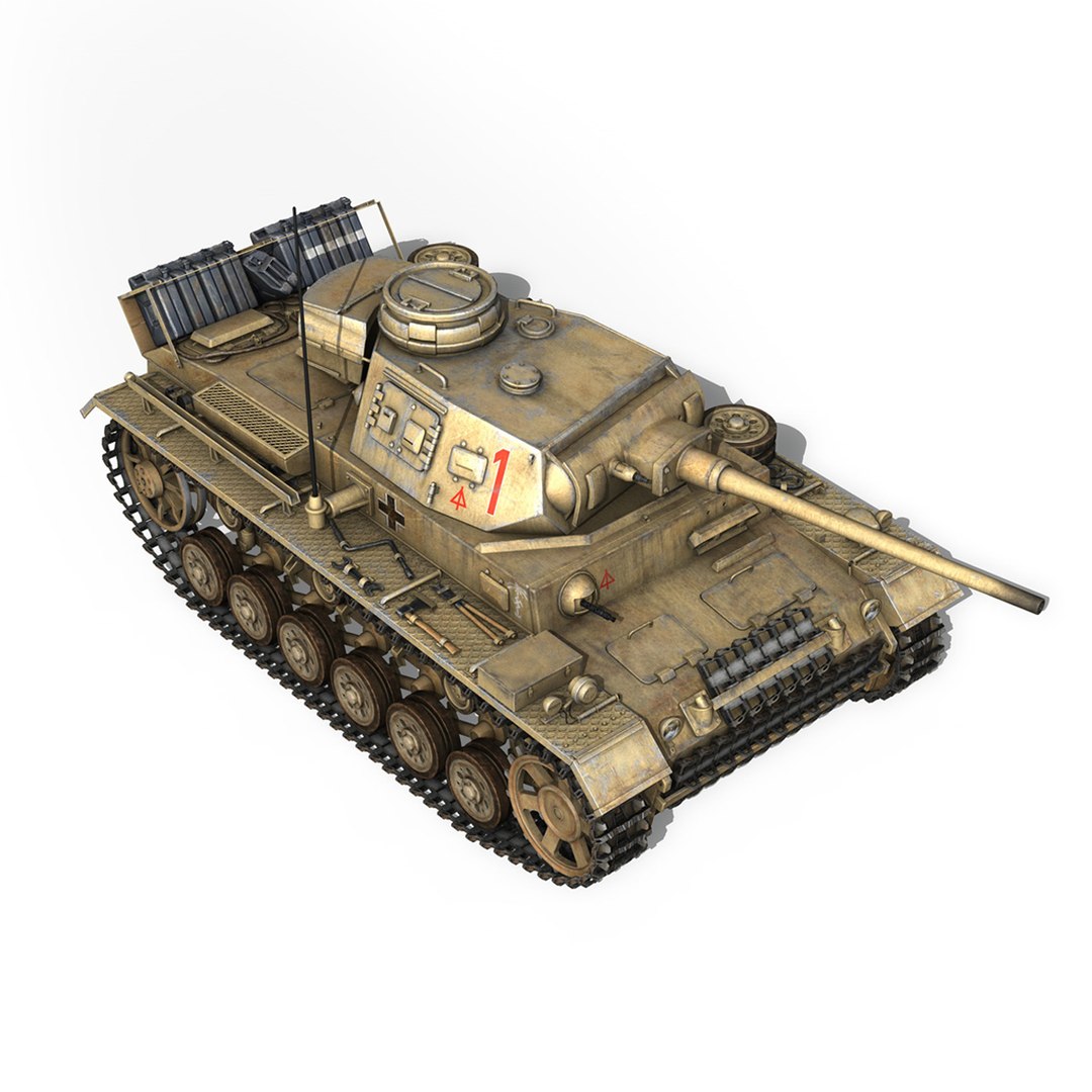 Iii - Ausf J 3d C4d