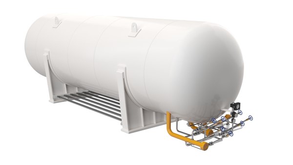modelo 3d Tanque de almacenamiento de GNL - TurboSquid 2118247