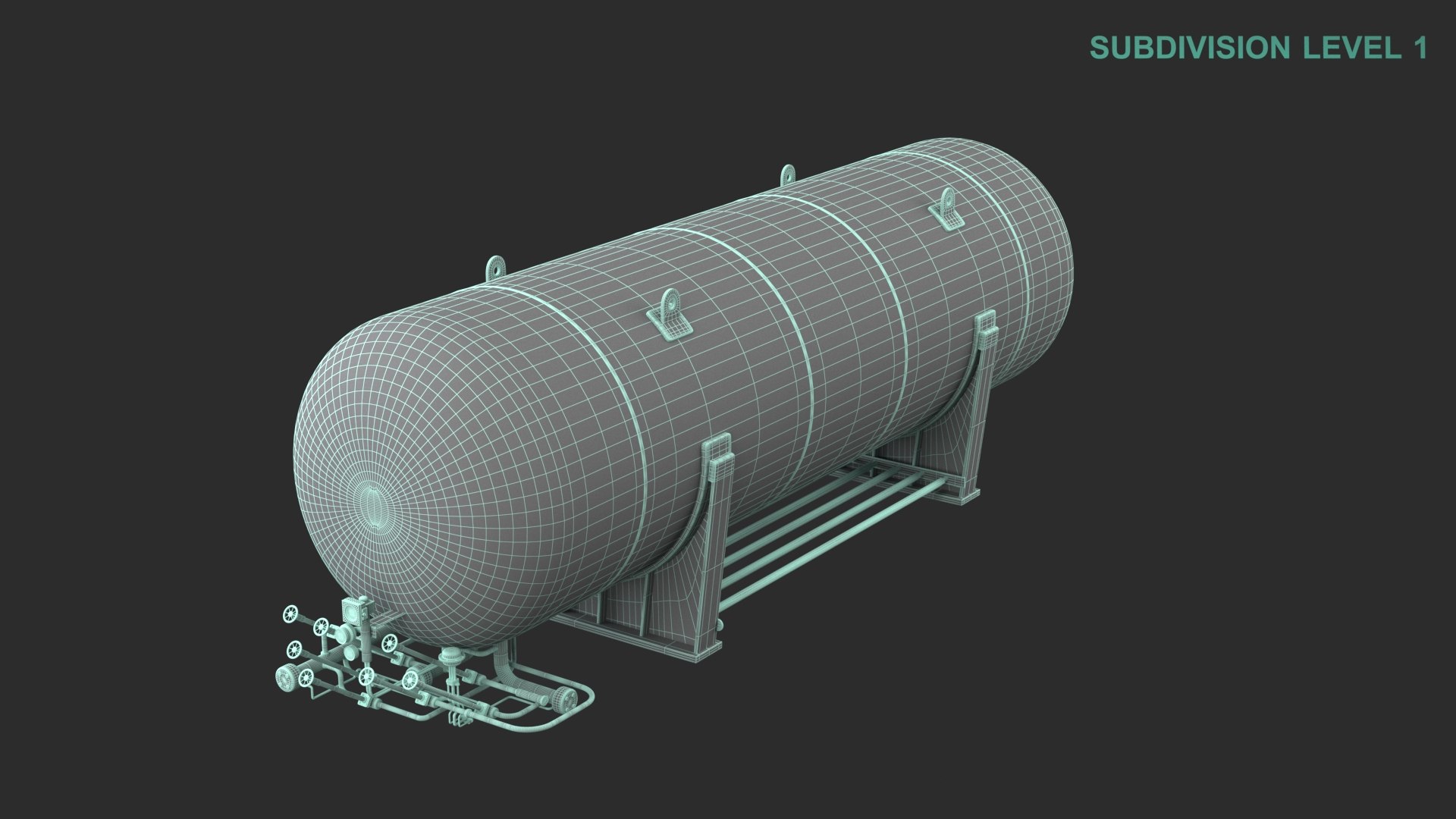 3D LNG Storage Tank Model - TurboSquid 2118247