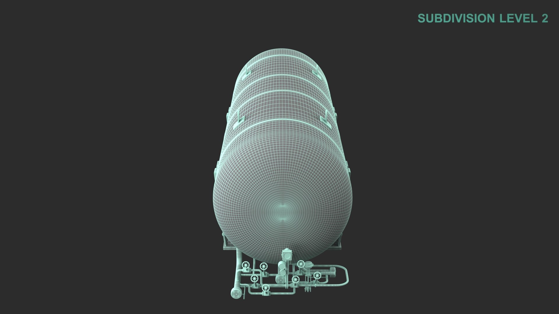 3D LNG Storage Tank Model - TurboSquid 2118247