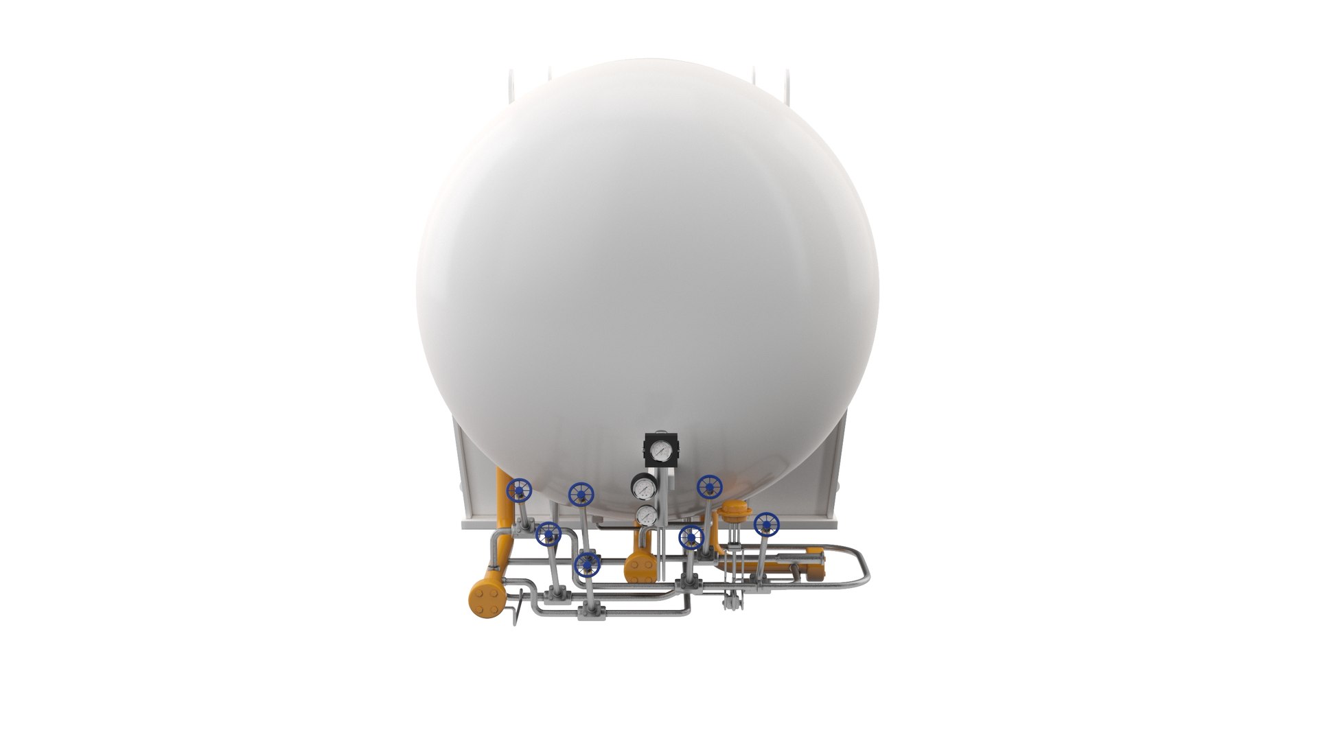 3D LNG Storage Tank Model - TurboSquid 2118247