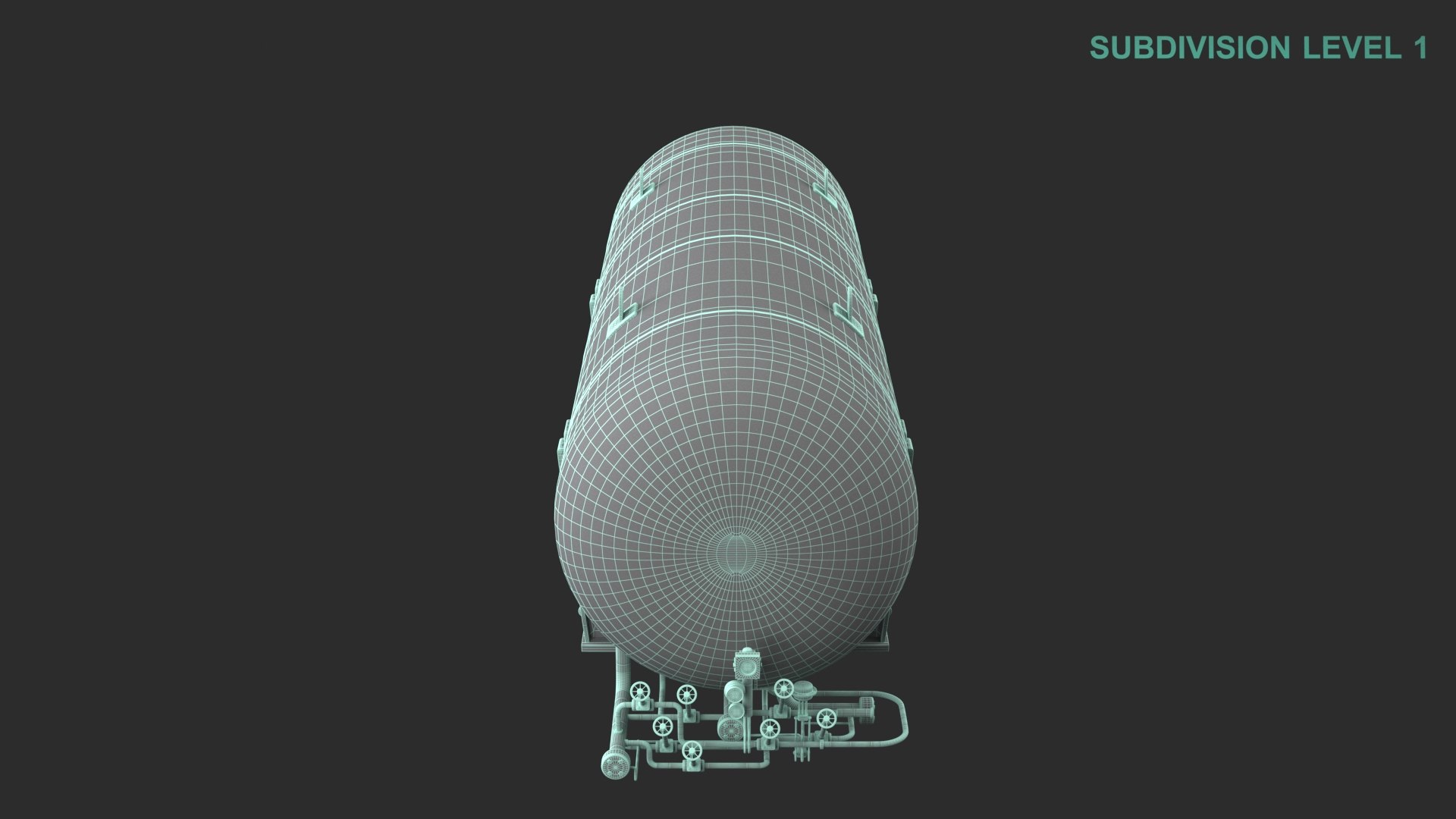 3D LNG Storage Tank Model - TurboSquid 2118247