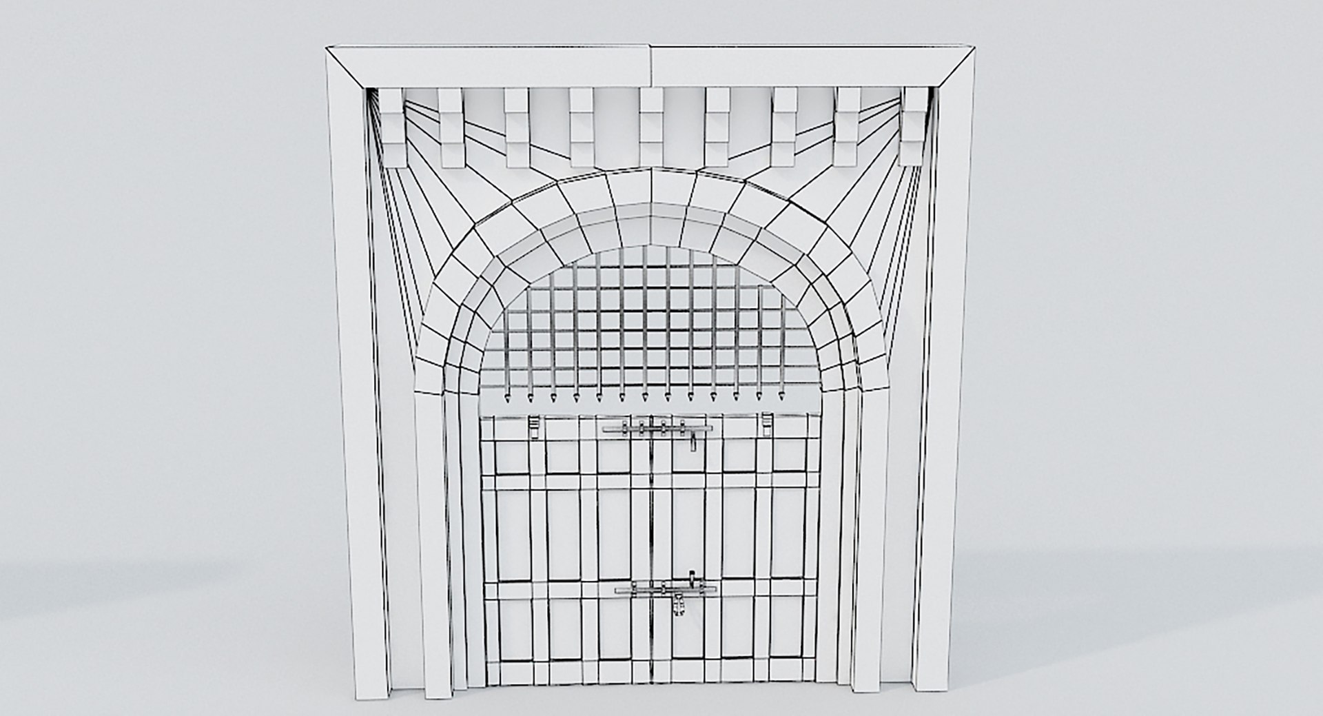 Medieval Big Gate 3D Model - TurboSquid 1748104