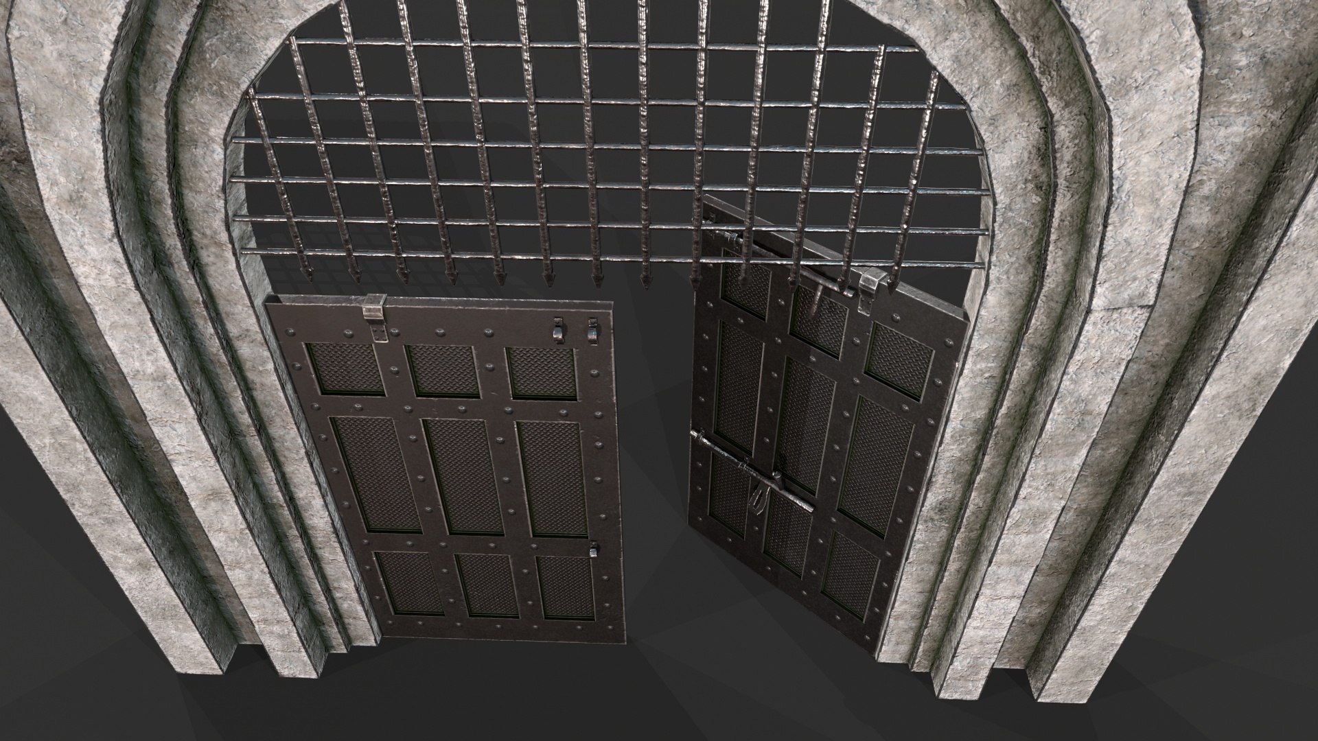 Medieval Big Gate 3D Model - TurboSquid 1748104