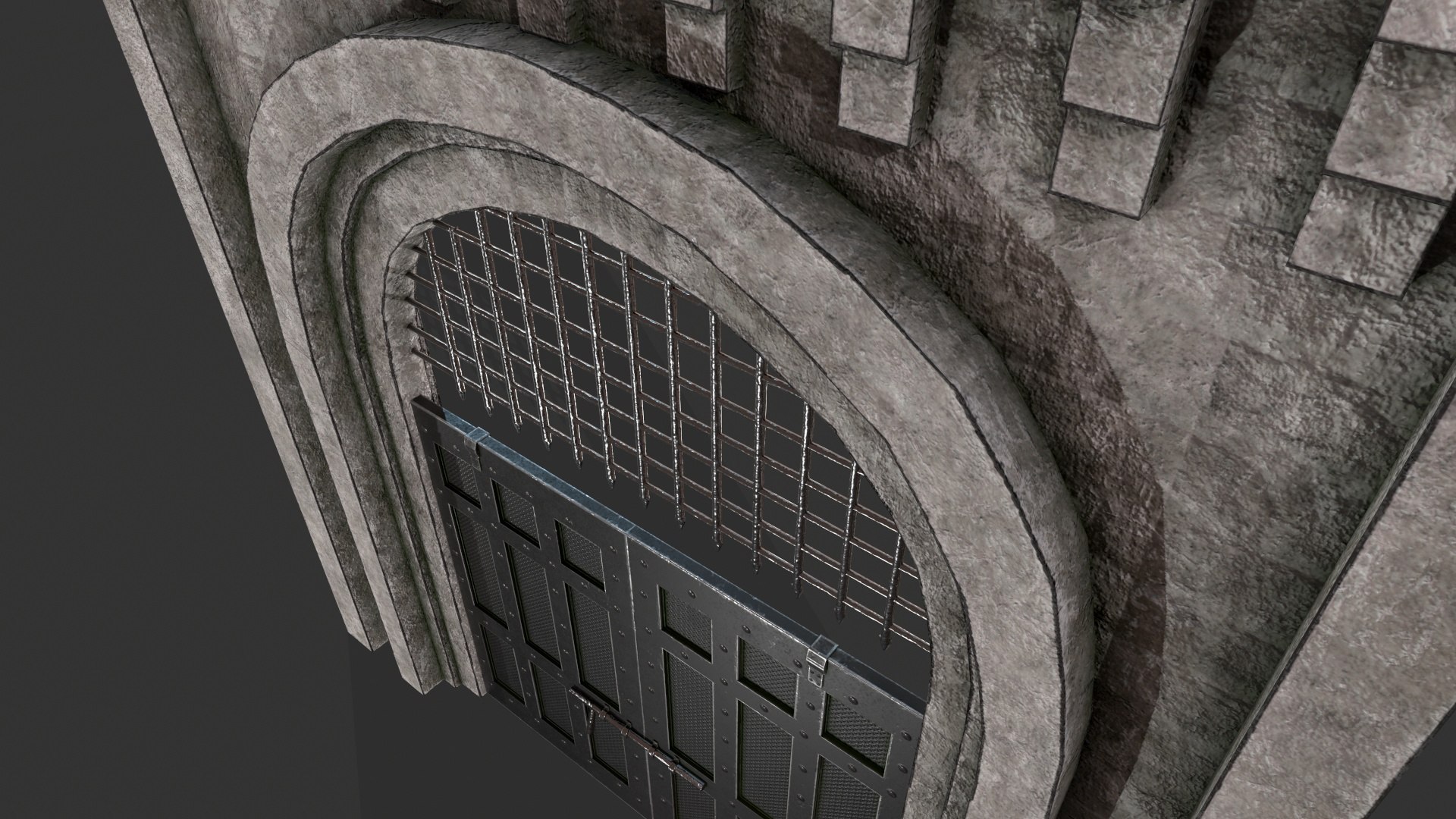 Medieval Big Gate 3D Model - TurboSquid 1748104
