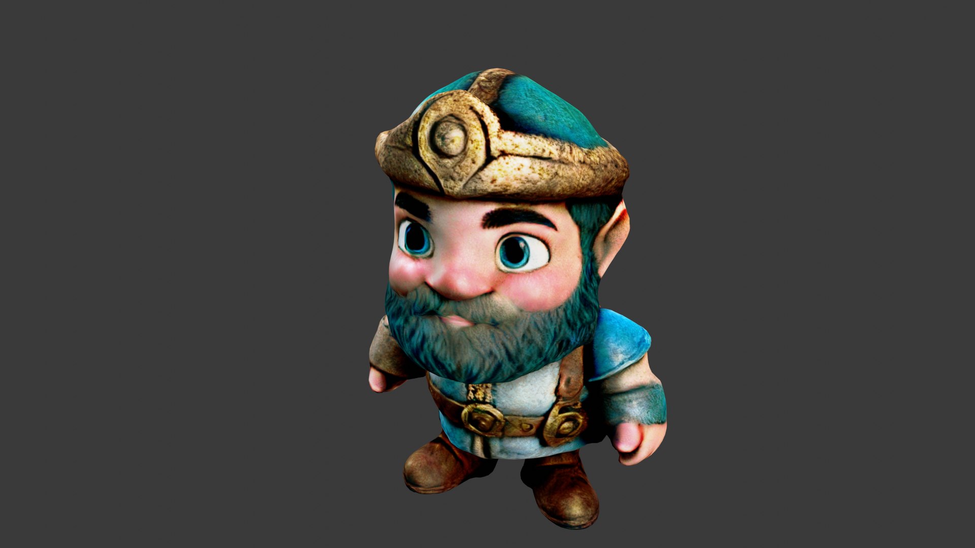 3D Dwarf King - TurboSquid 2127406