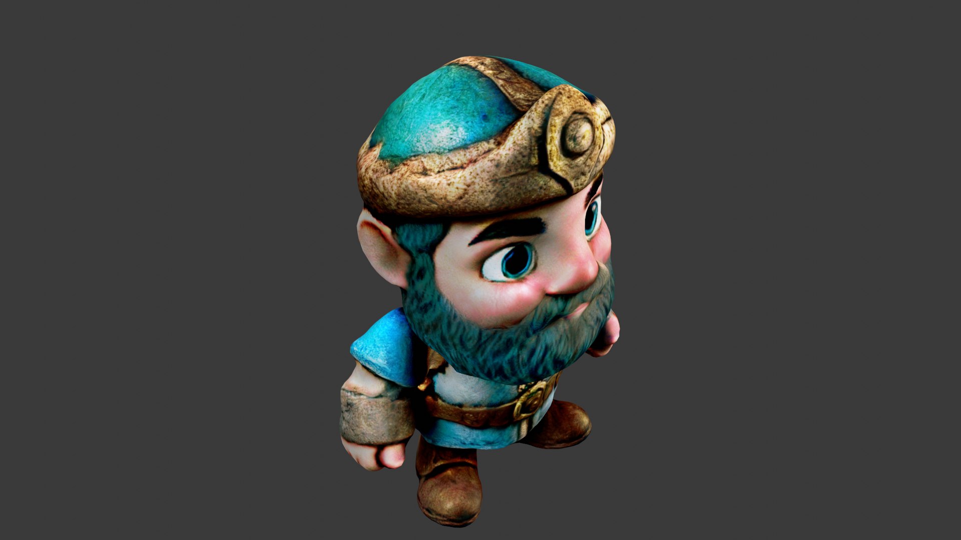 3D Dwarf King - TurboSquid 2127406