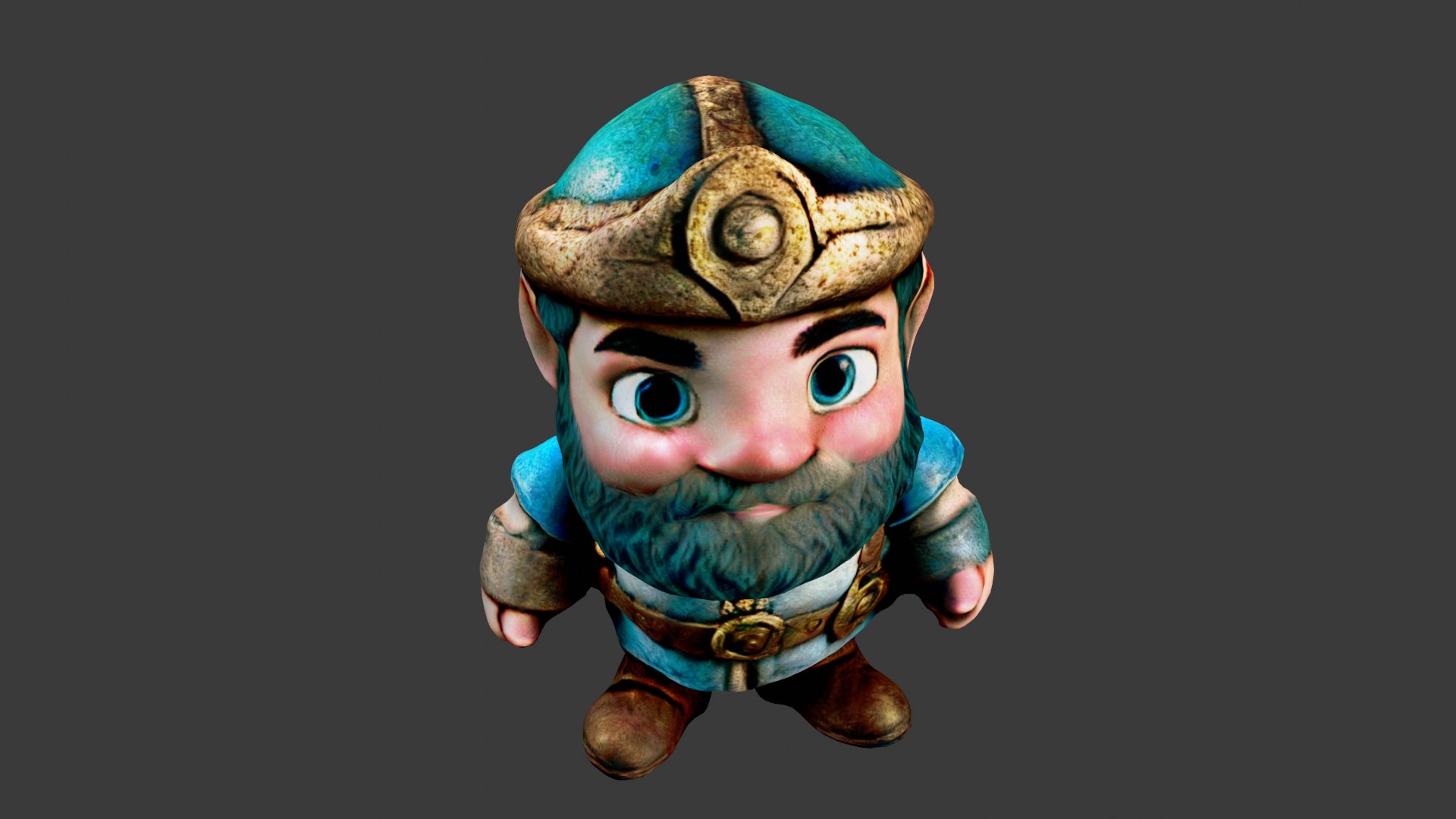 3D Dwarf King - TurboSquid 2127406