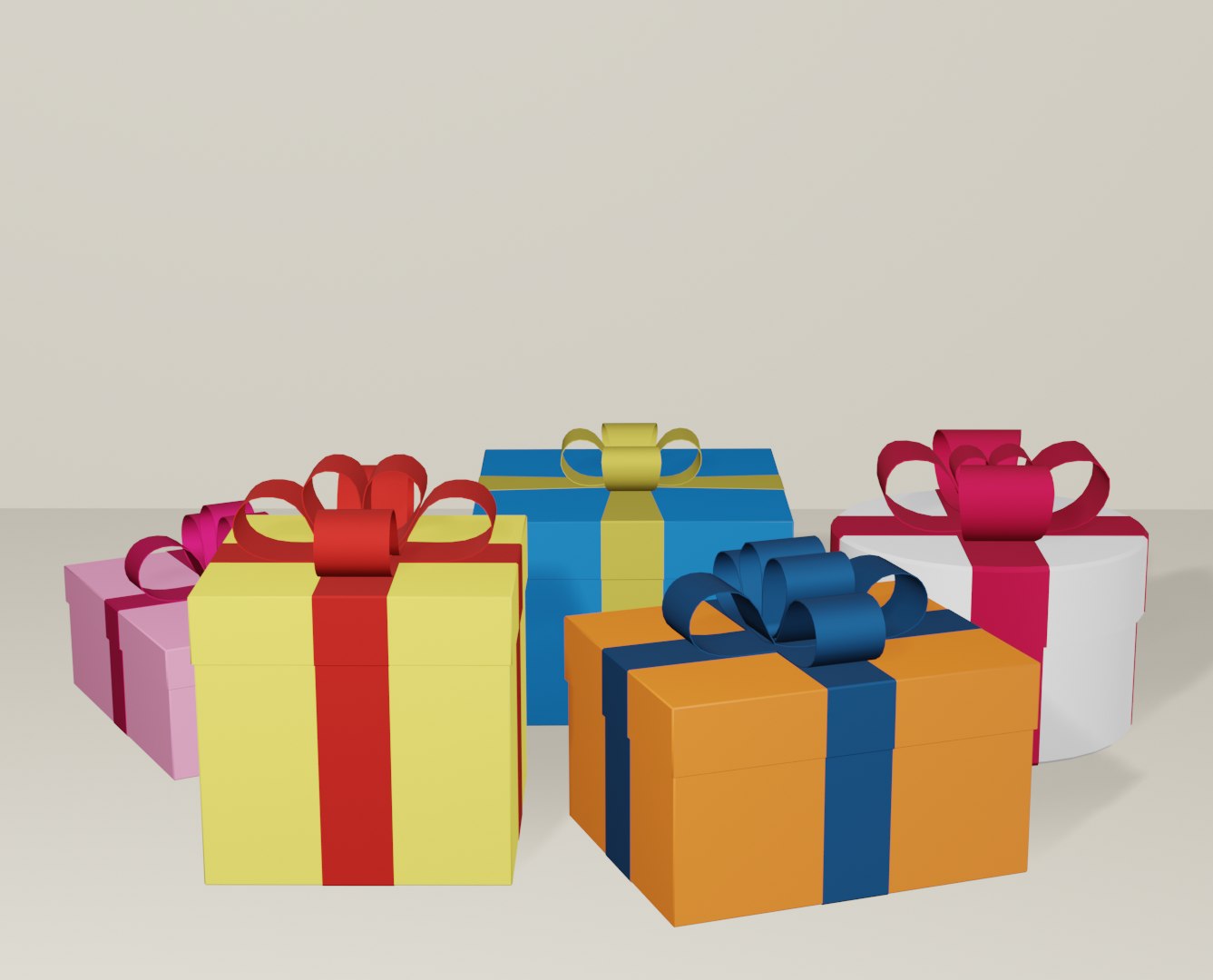 3D Cartoon Presents Model - TurboSquid 1468876