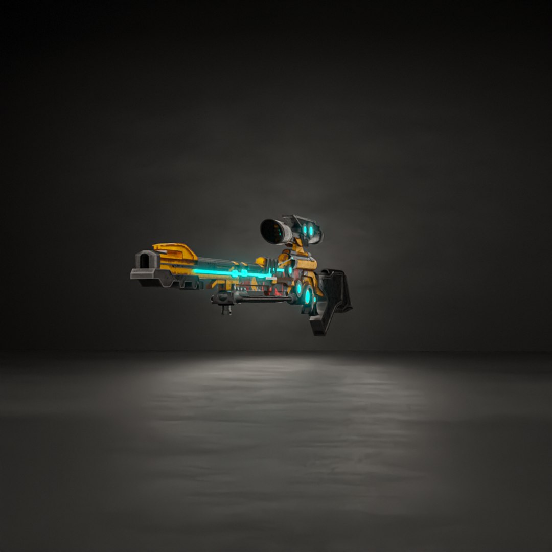 Scifi Low Poly AWM Model - TurboSquid 2069491