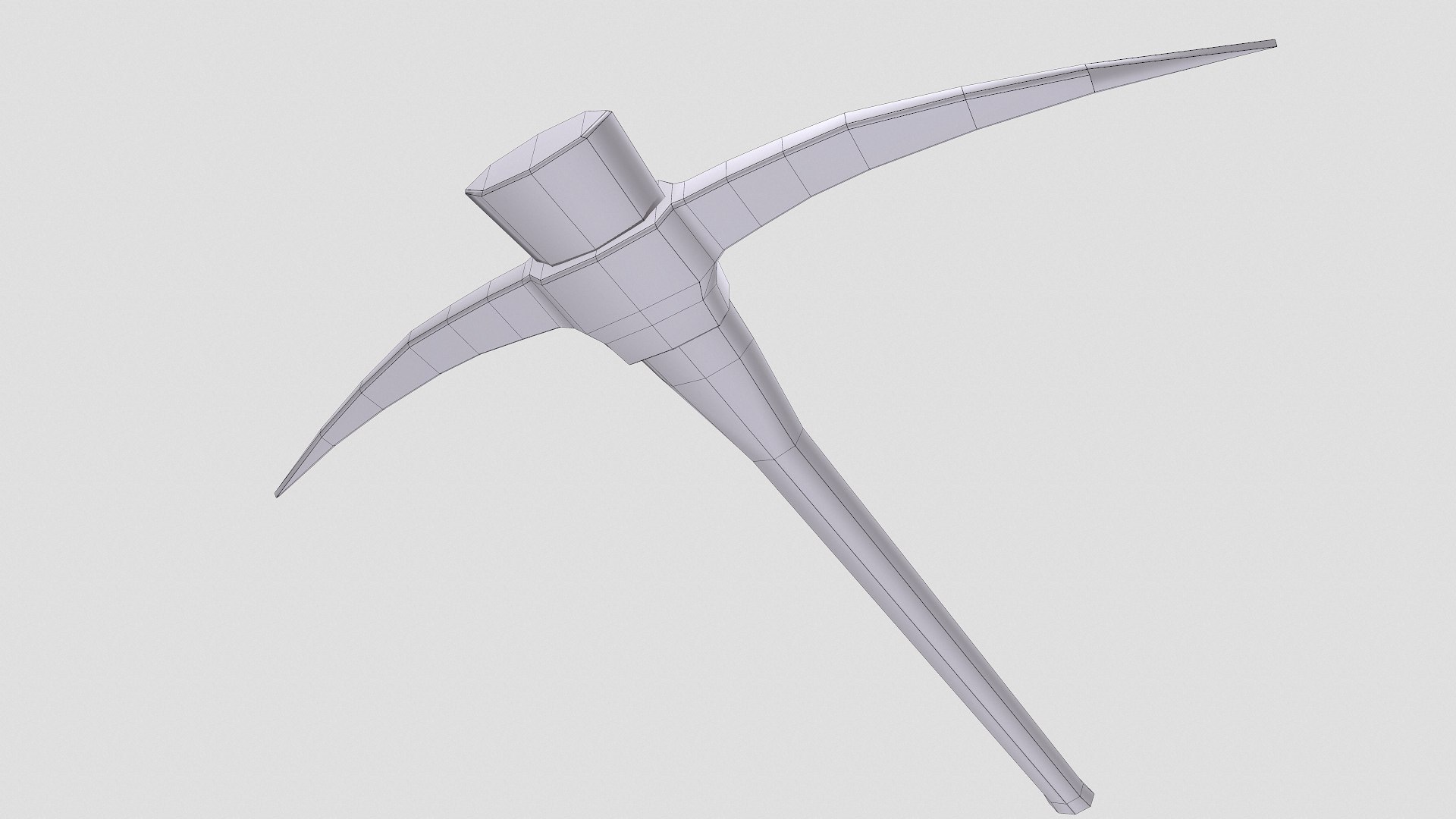 Free Pickaxe Low-poly PBR 3D Model - TurboSquid 2125141