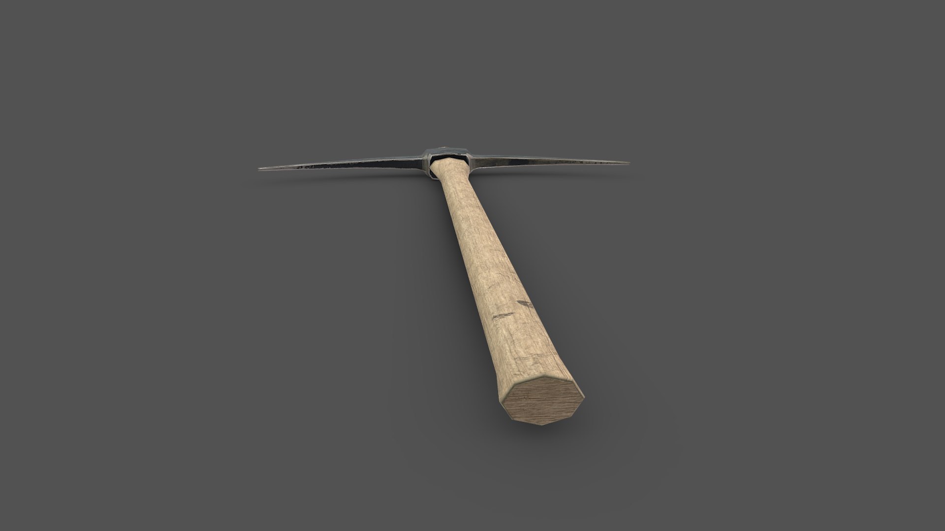 Free Pickaxe Low-poly PBR 3D Model - TurboSquid 2125141