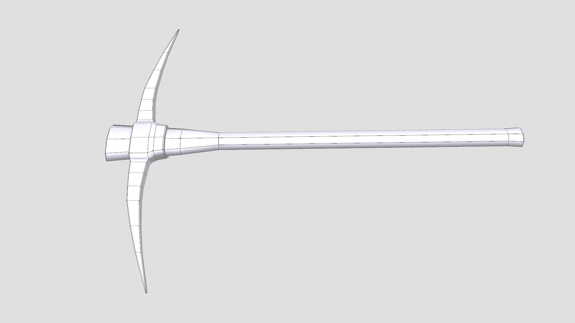 Free Pickaxe Low-poly PBR 3D Model - TurboSquid 2125141
