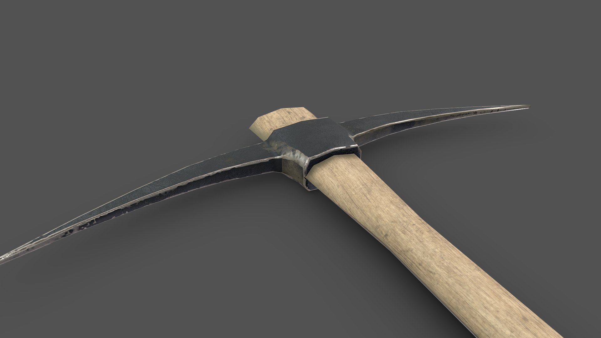 Free Pickaxe Low-poly PBR 3D Model - TurboSquid 2125141