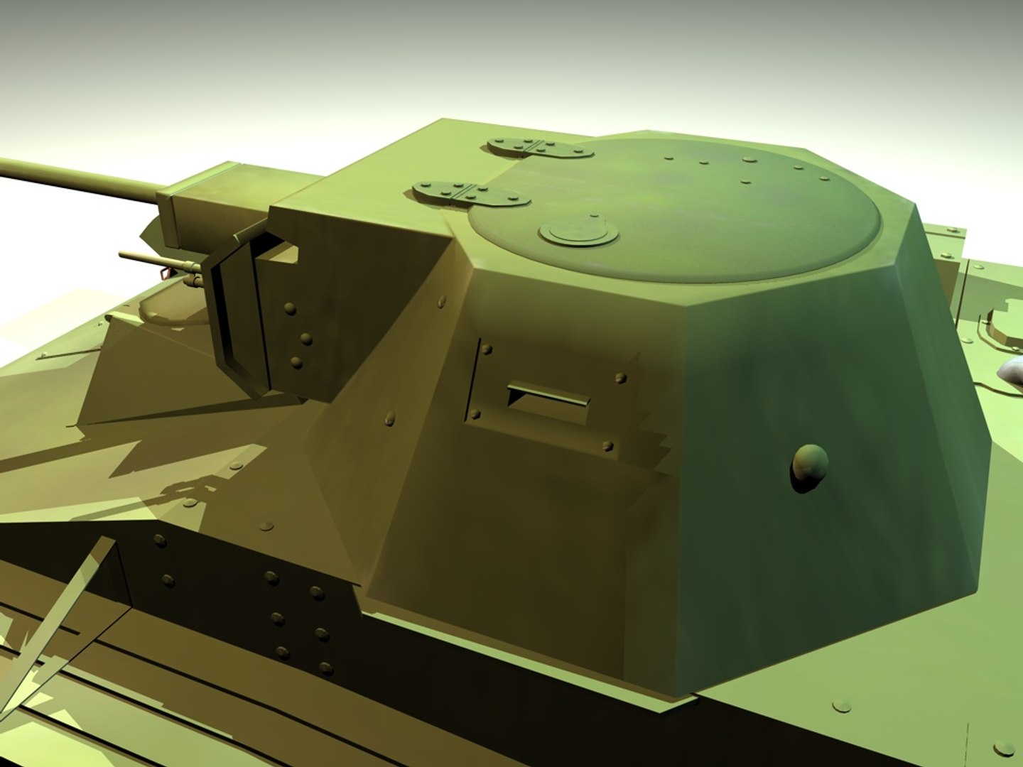 t-60 russian tank 3d model