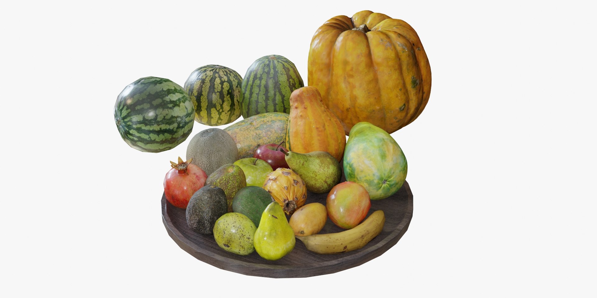 3D Model Low Poly 3D Scanned Fruits - TurboSquid 2216285