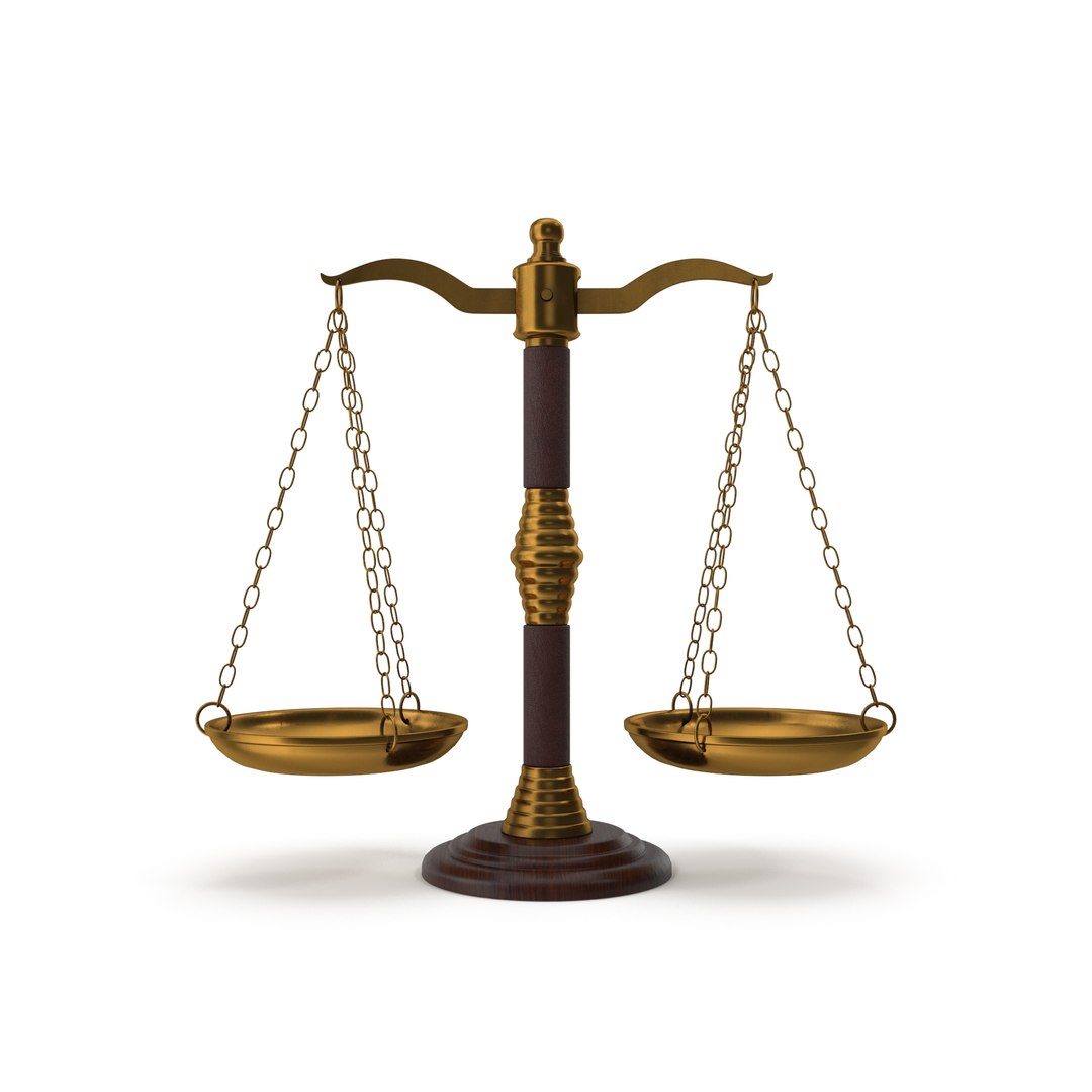 Law Scales 3D - TurboSquid 1392676