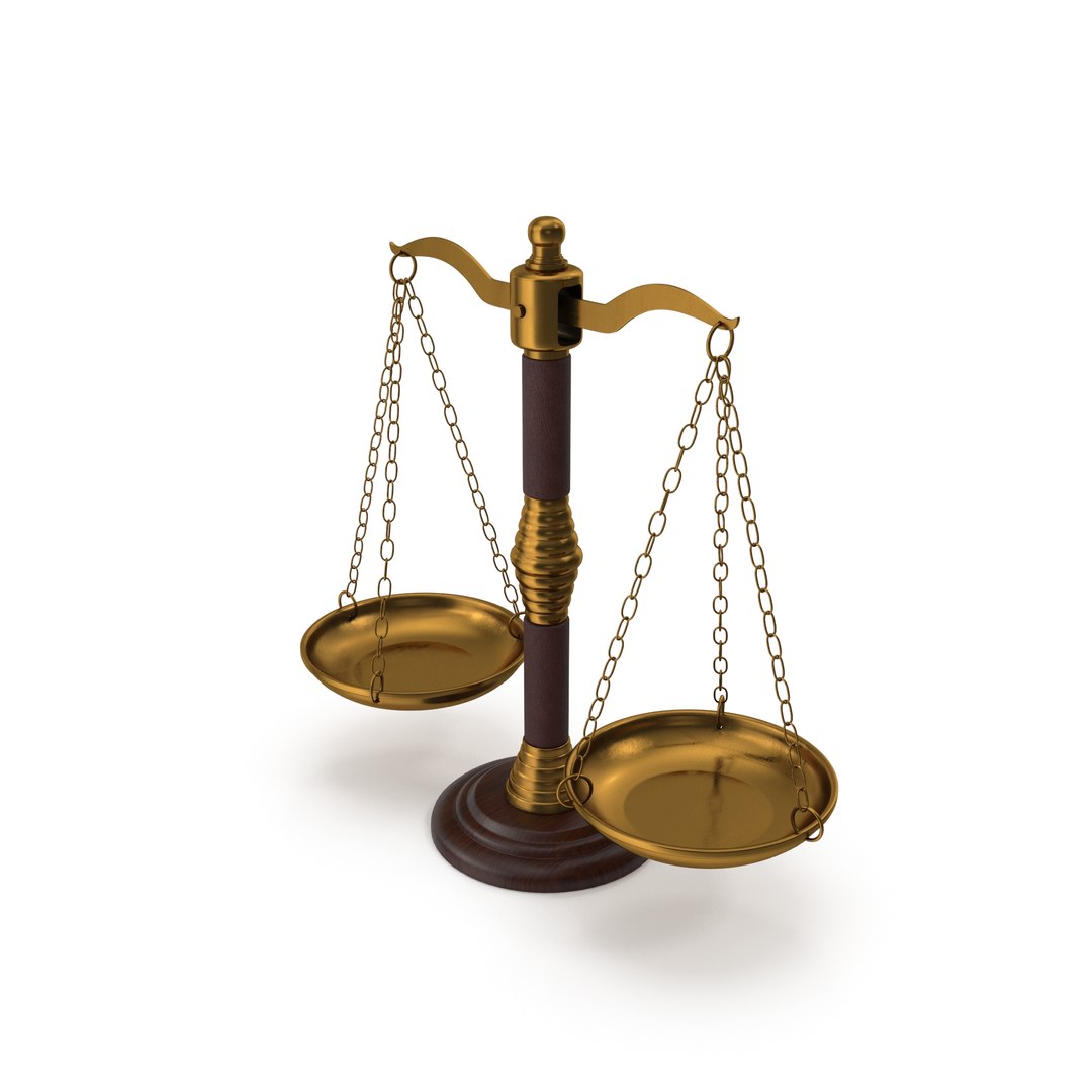 Law Scales 3D - TurboSquid 1392676