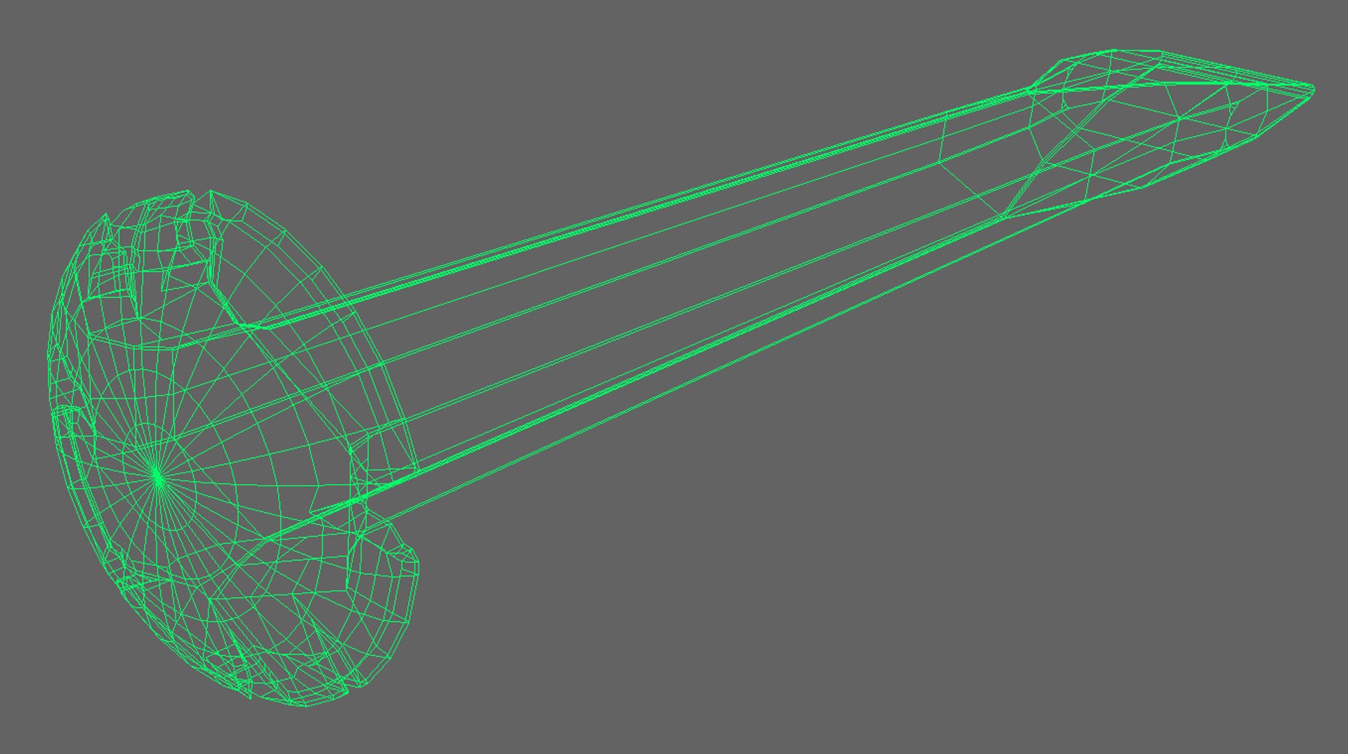Chipped Chisel 3d Model