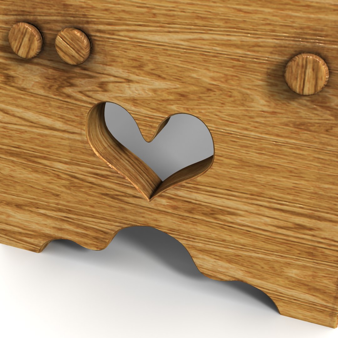 3d Romantic Bench