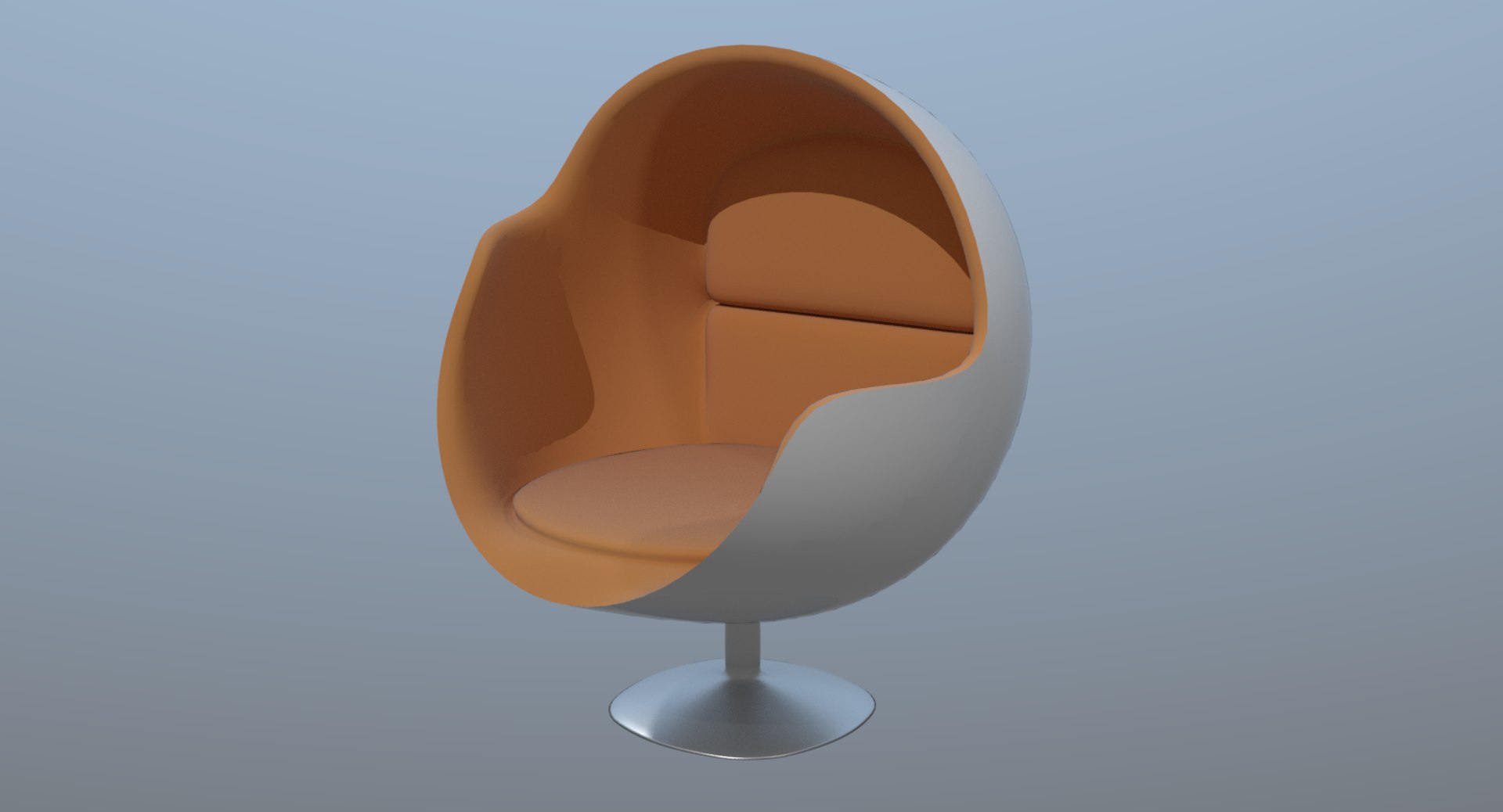 3D Sleek Futuristic Chair Model - TurboSquid 1351063