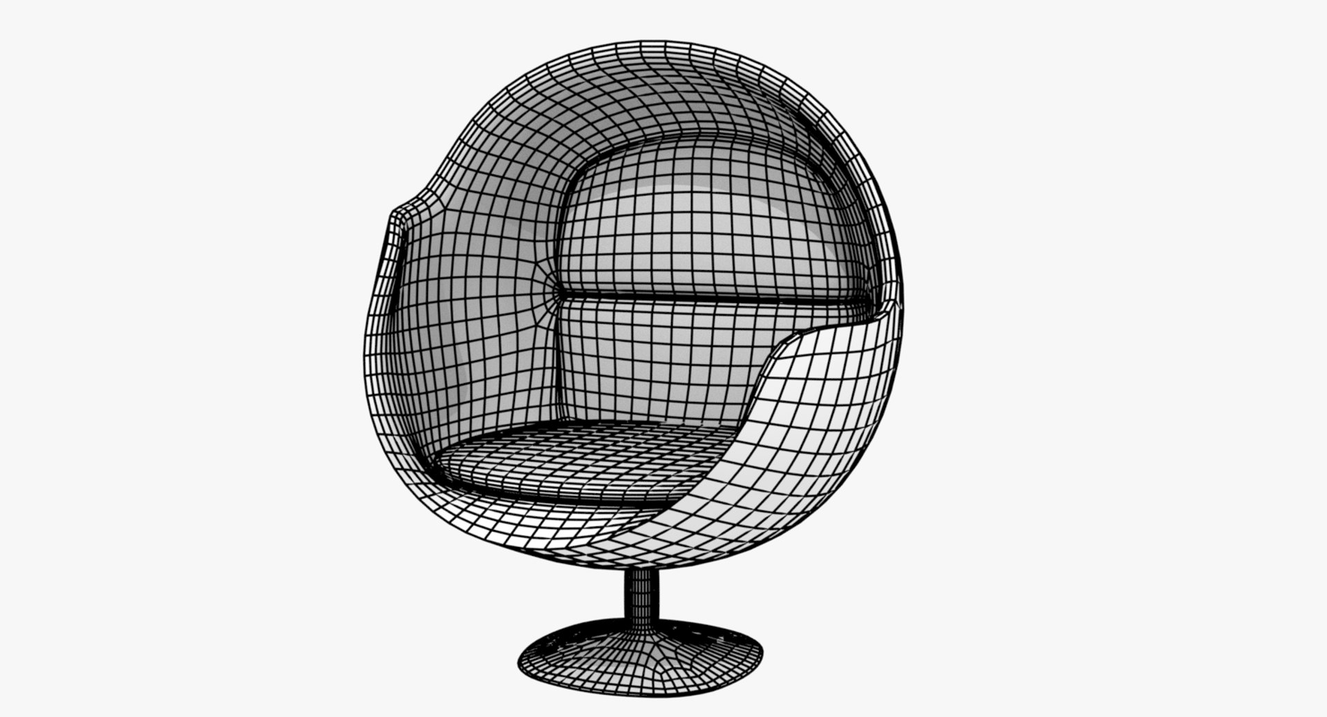 3D Sleek Futuristic Chair Model - TurboSquid 1351063