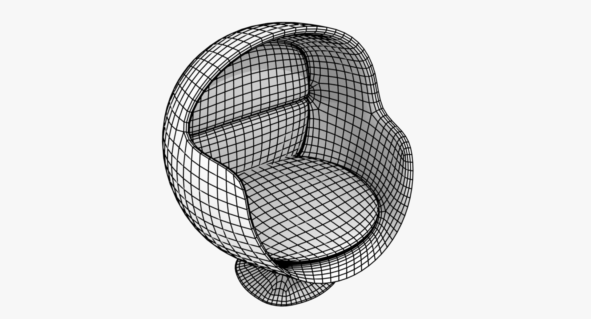 3D Sleek Futuristic Chair Model - TurboSquid 1351063