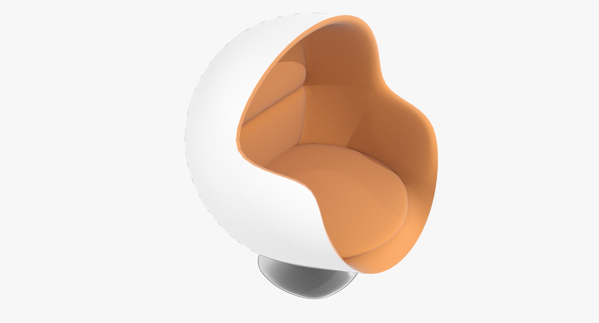 3D Sleek Futuristic Chair Model - TurboSquid 1351063