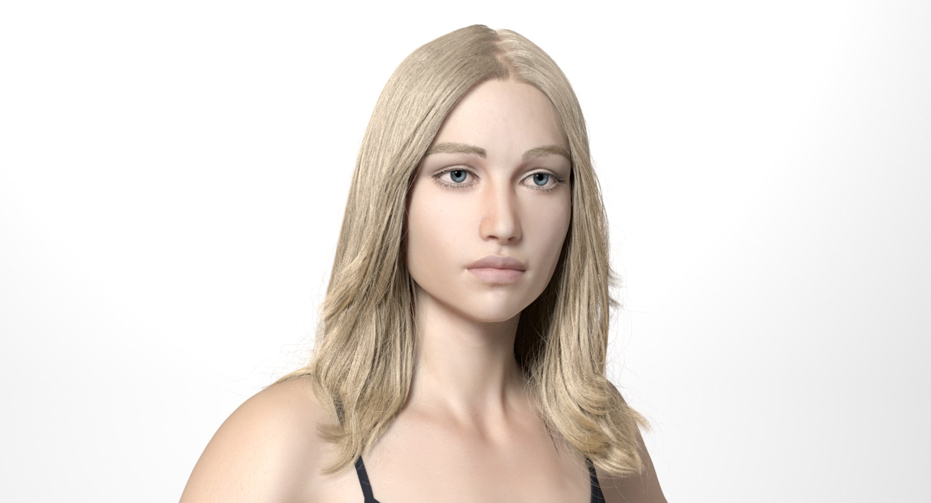 Rigged female european 3D model - TurboSquid 1171439