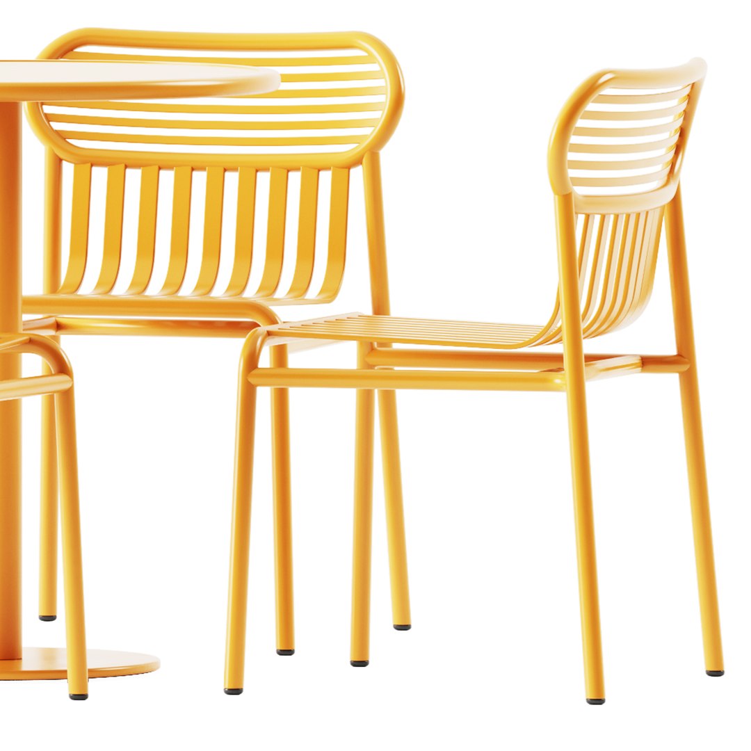 3D Week-end Table And Garden Chair By Petite Friture Model - TurboSquid 2051334