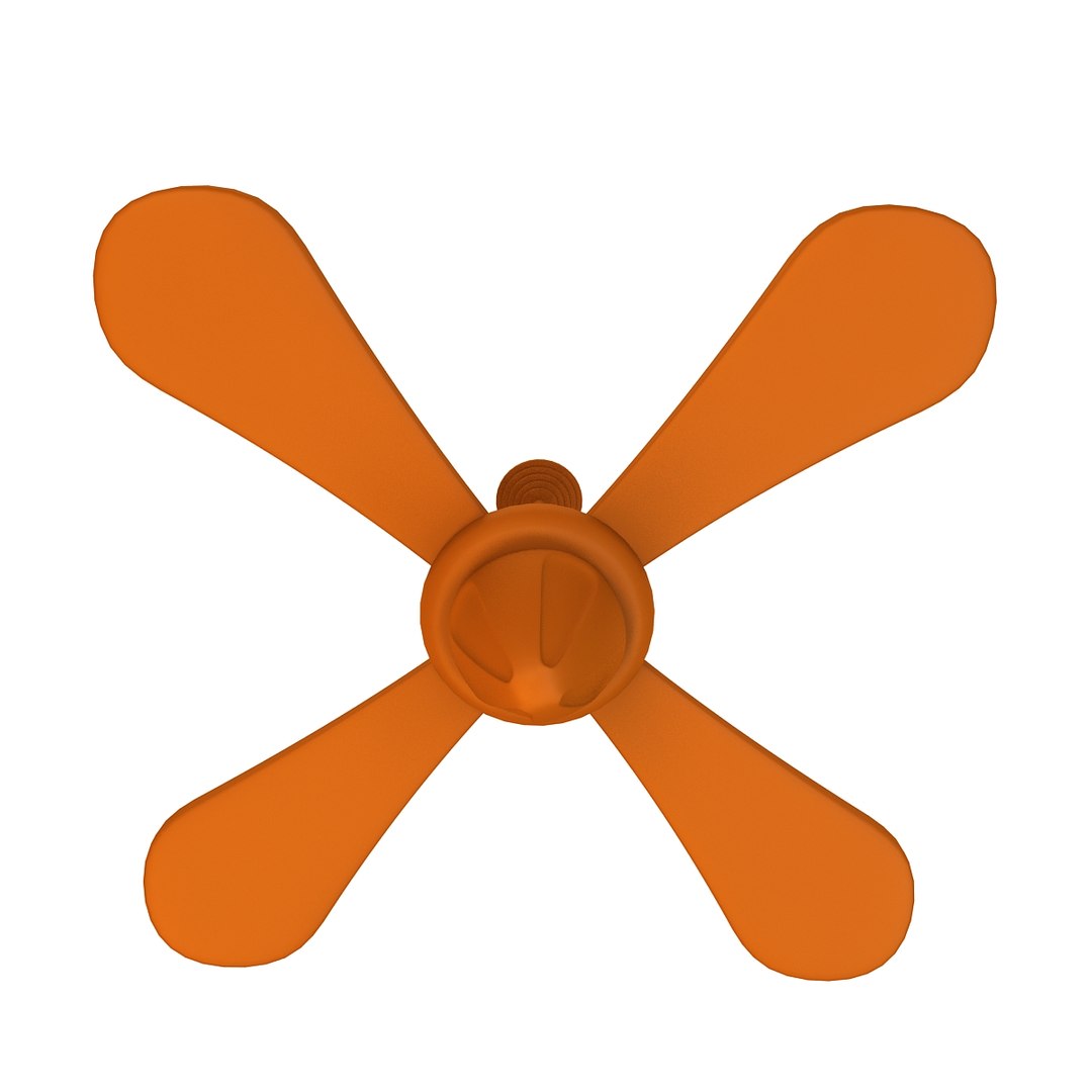 3D Cartoon Ceiling Fan - TurboSquid 1150757
