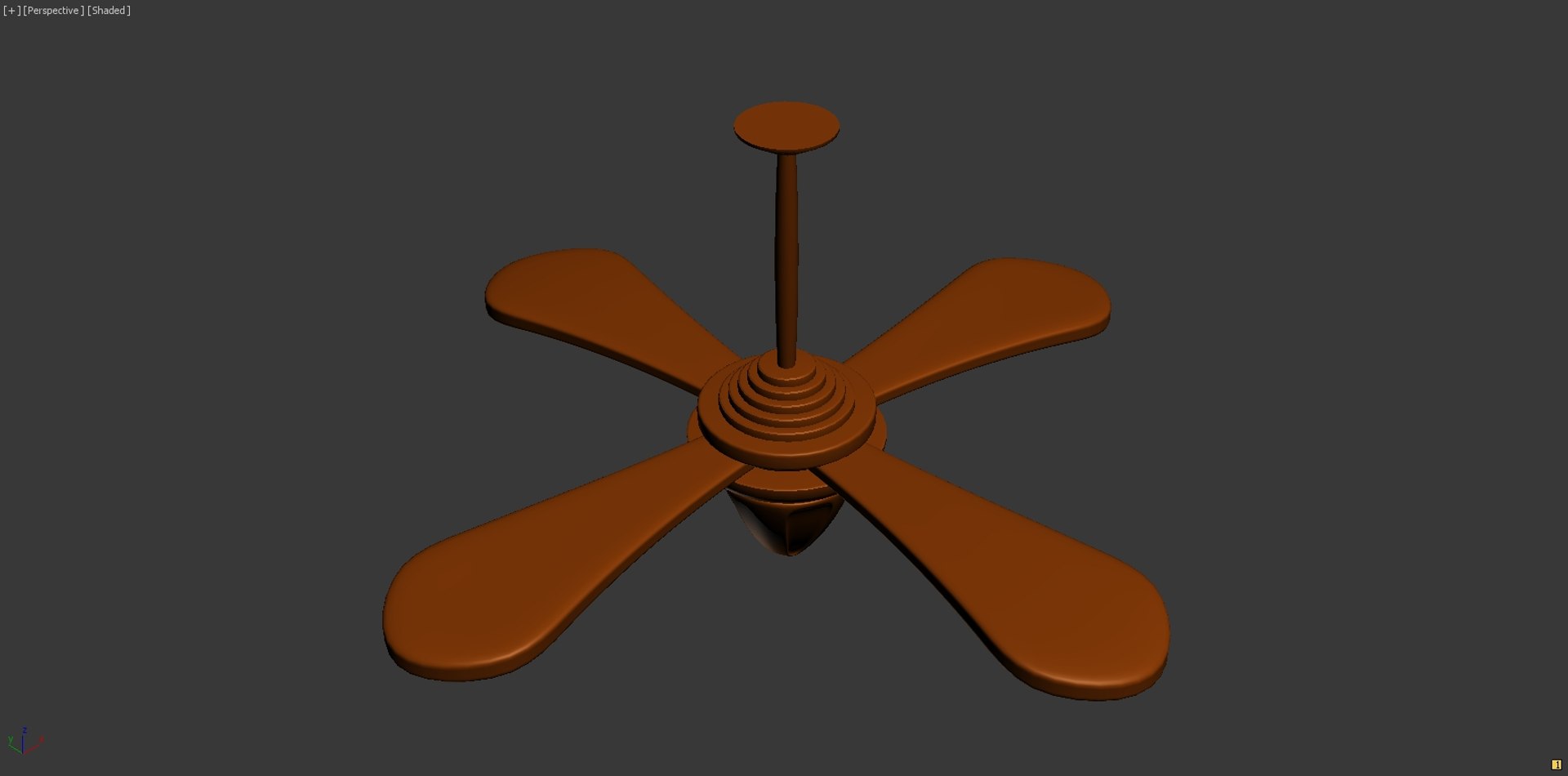 3D Cartoon Ceiling Fan - TurboSquid 1150757