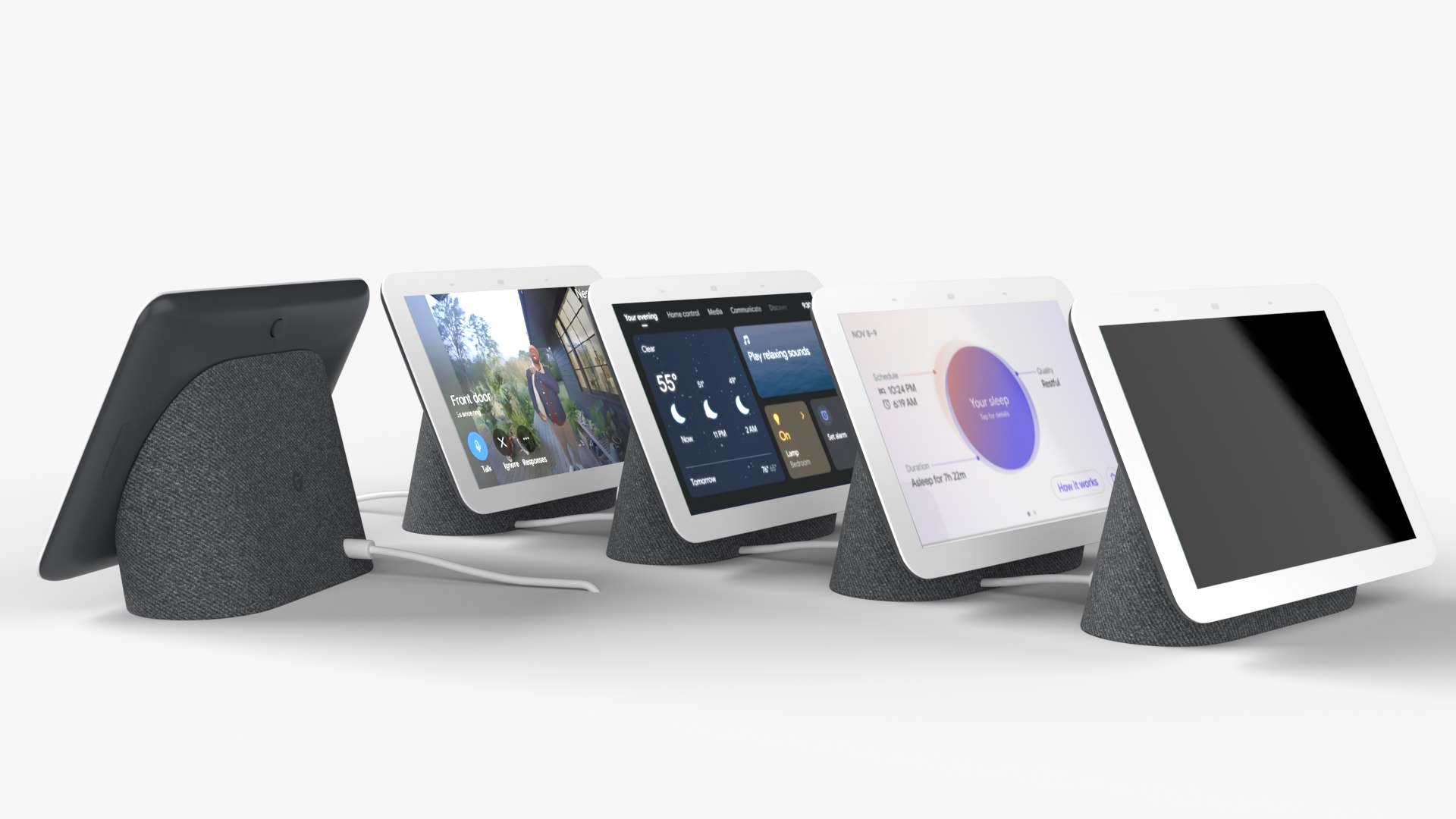 3D Google Nest Hub 2nd Gen All Colors - TurboSquid 2180674