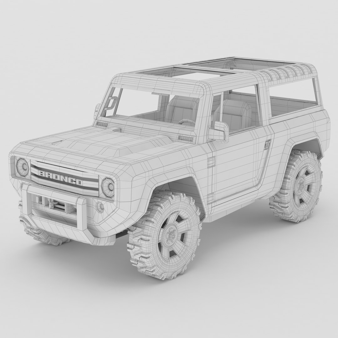 bronco concept 3d dwg