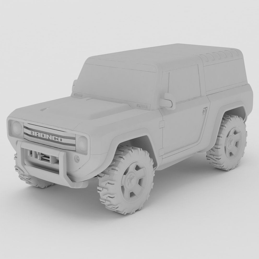 bronco concept 3d dwg