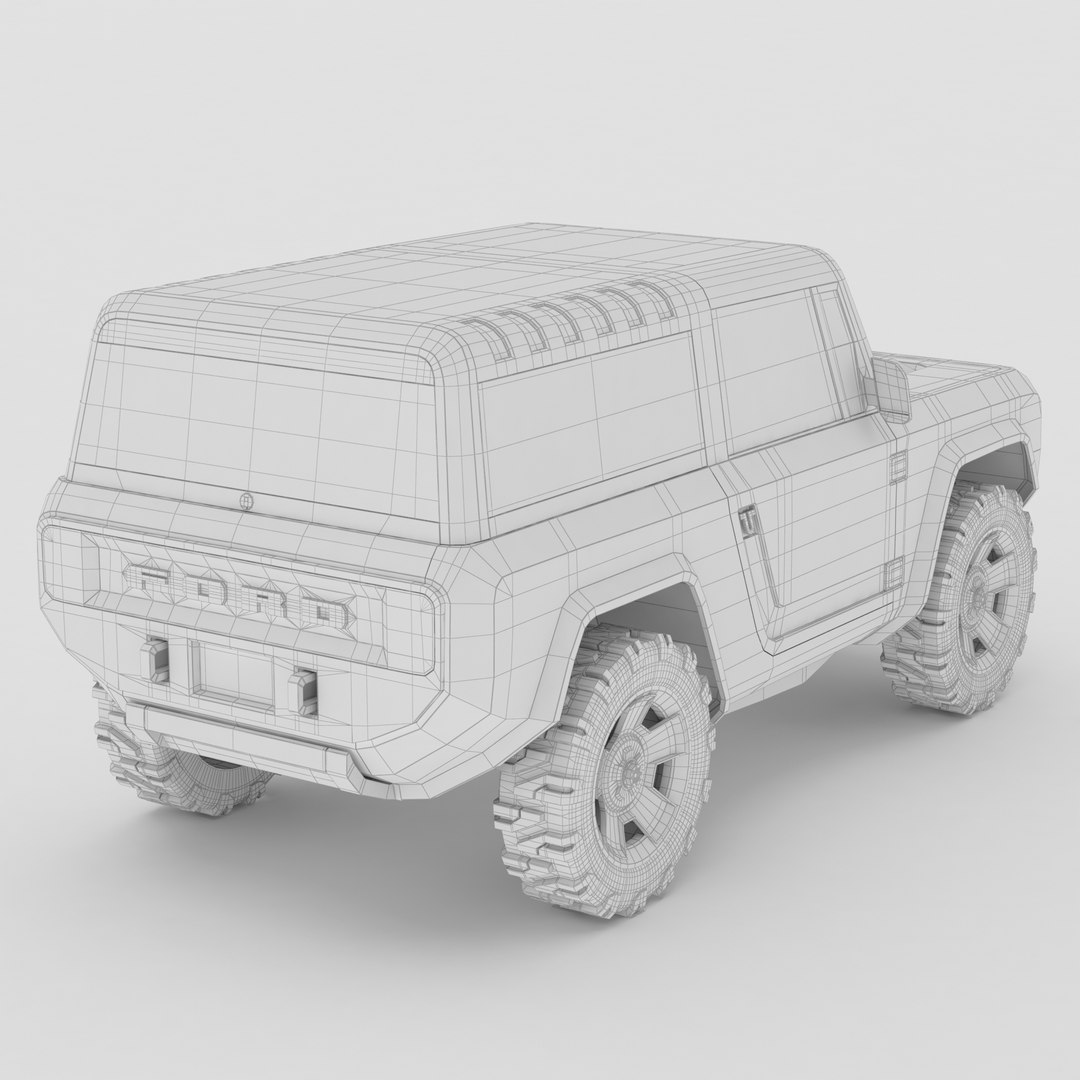 bronco concept 3d dwg