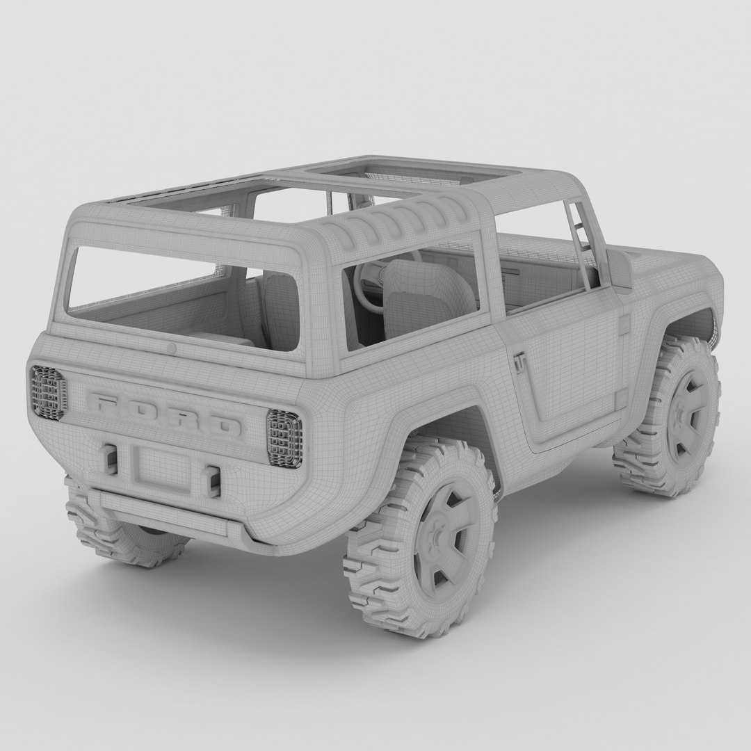 bronco concept 3d dwg