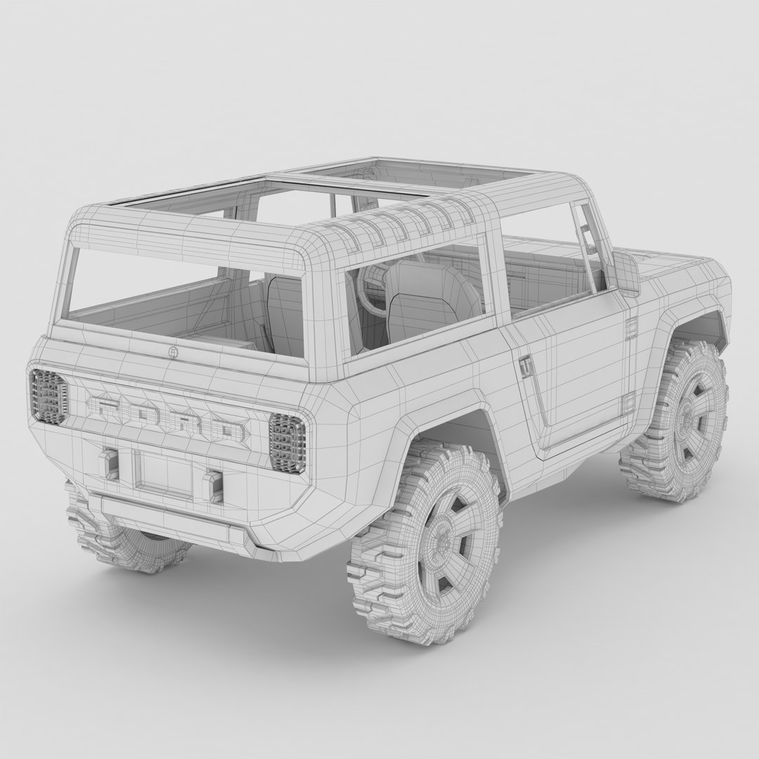 bronco concept 3d dwg