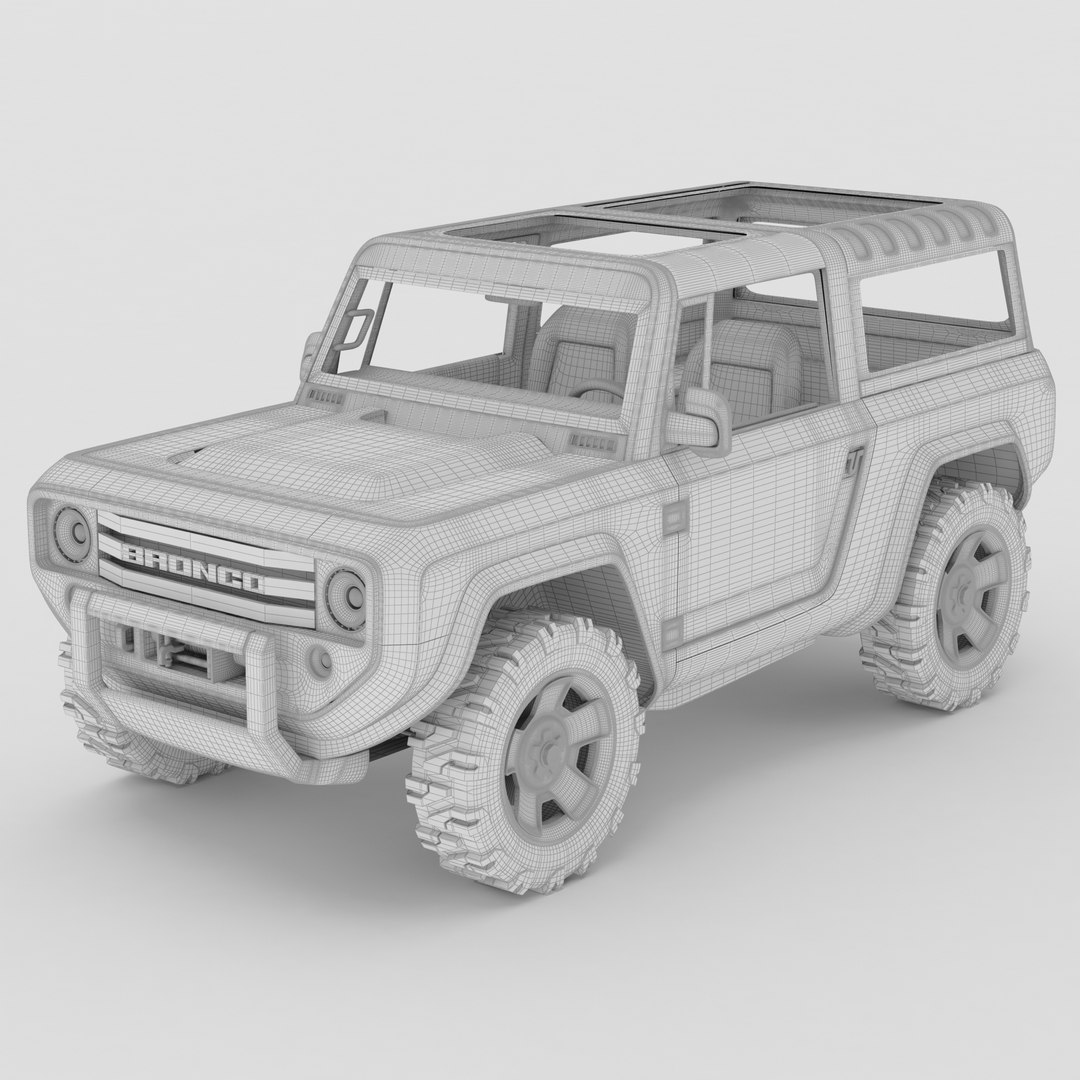bronco concept 3d dwg