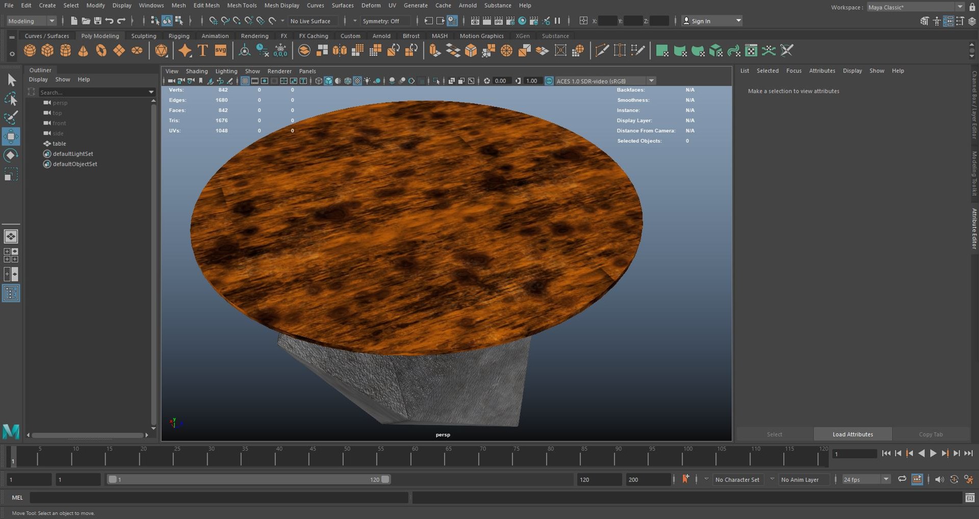3D Modern Round Table 3D Model AR VR PBR - TurboSquid 1983131