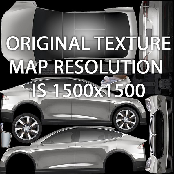 modelo 3d Tesla Model X multicolor - TurboSquid 1831559