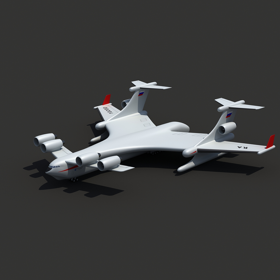 Beriev Be-2500 Neptun飞机3D模型 - TurboSquid 576686