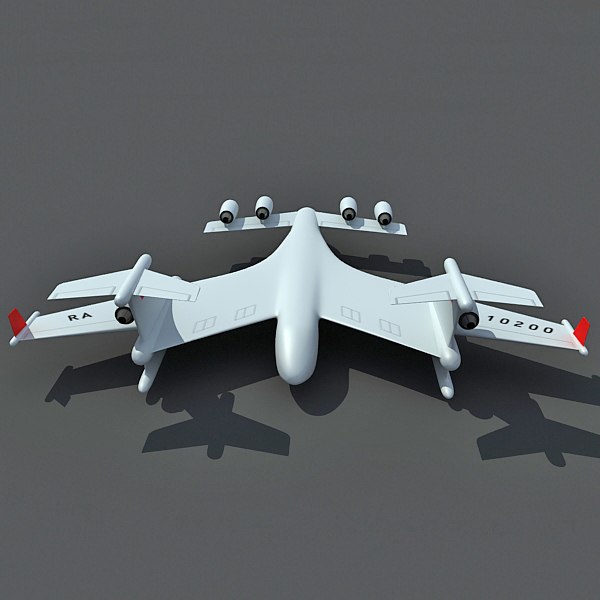Beriev Be-2500 Neptun飞机3D模型 - TurboSquid 576686