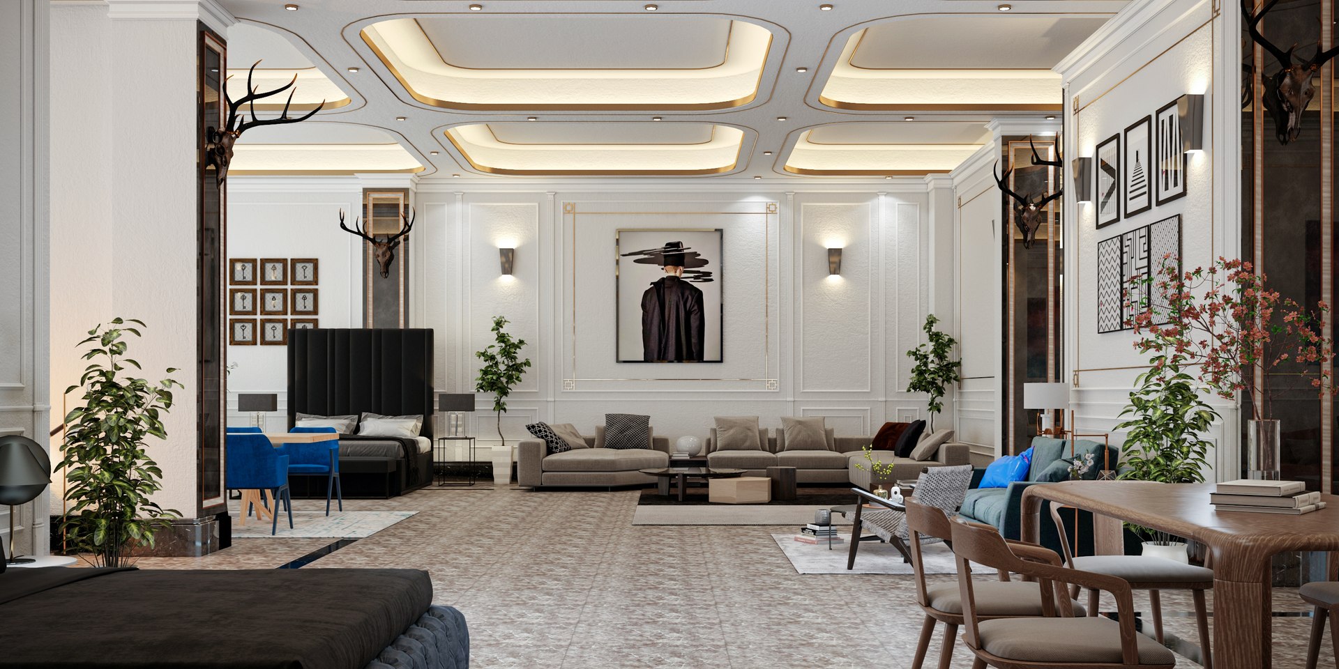 3D Model Furniture Store Interior Modern - TurboSquid 1568031