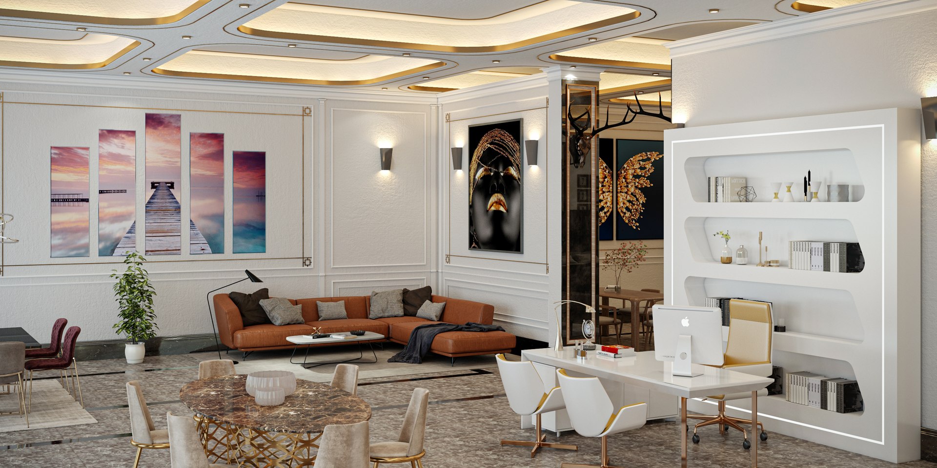 3D Model Furniture Store Interior Modern - TurboSquid 1568031