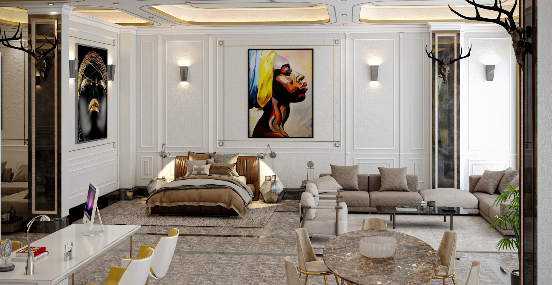 3D Model Furniture Store Interior Modern - TurboSquid 1568031