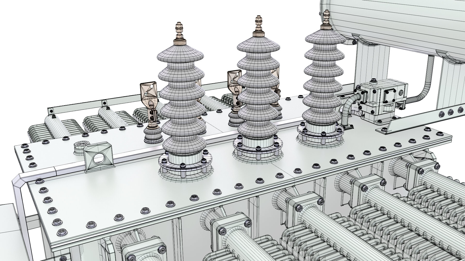 Transformer power distribution 3D model - TurboSquid 1684714
