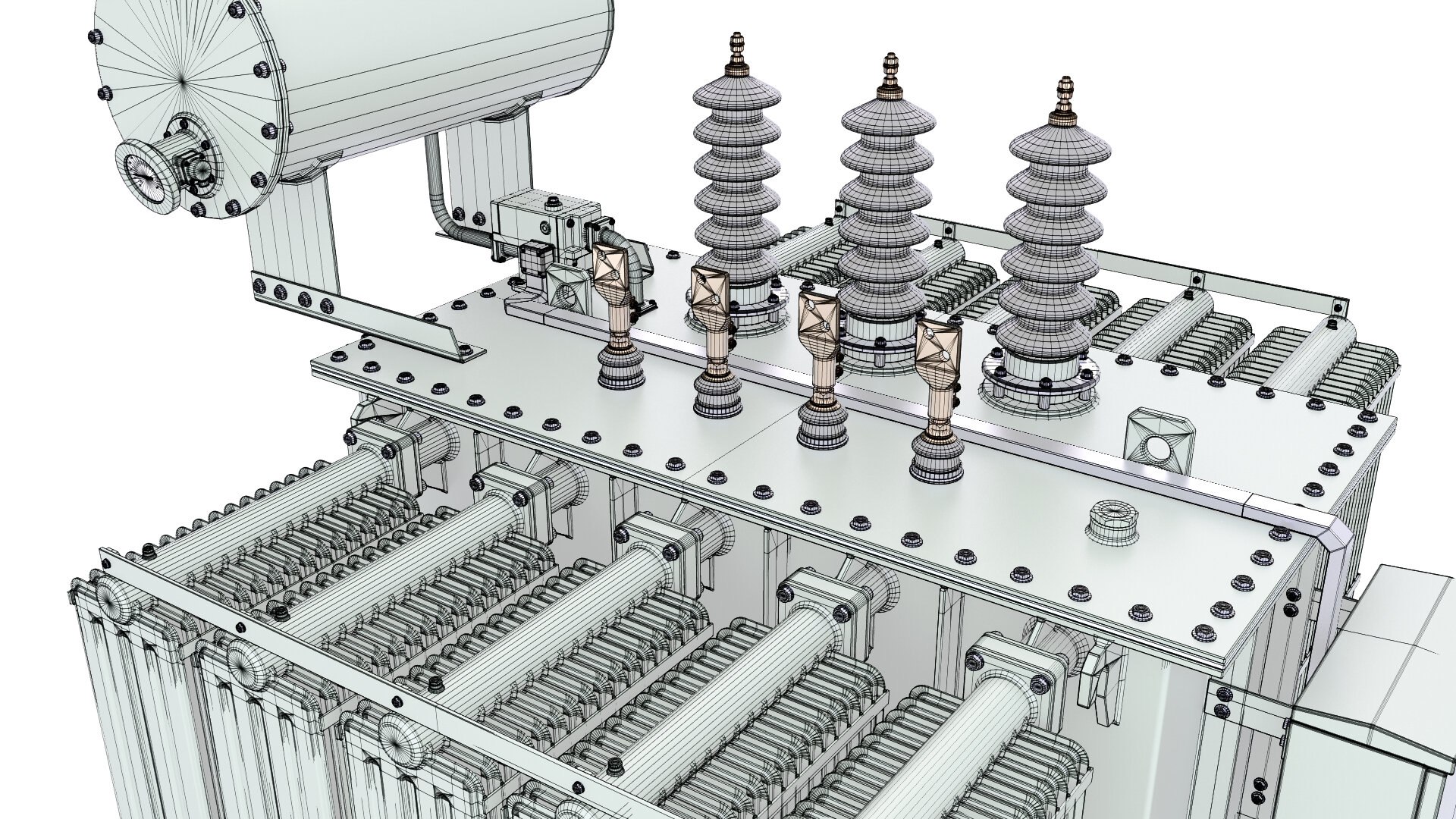 Transformer Power Distribution 3D Model - TurboSquid 1684714